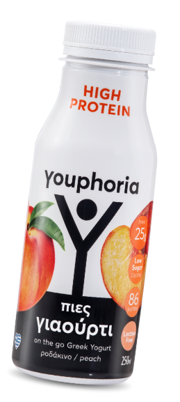Youphoria High Protein – Ροδάκινο – Μανδρέκας